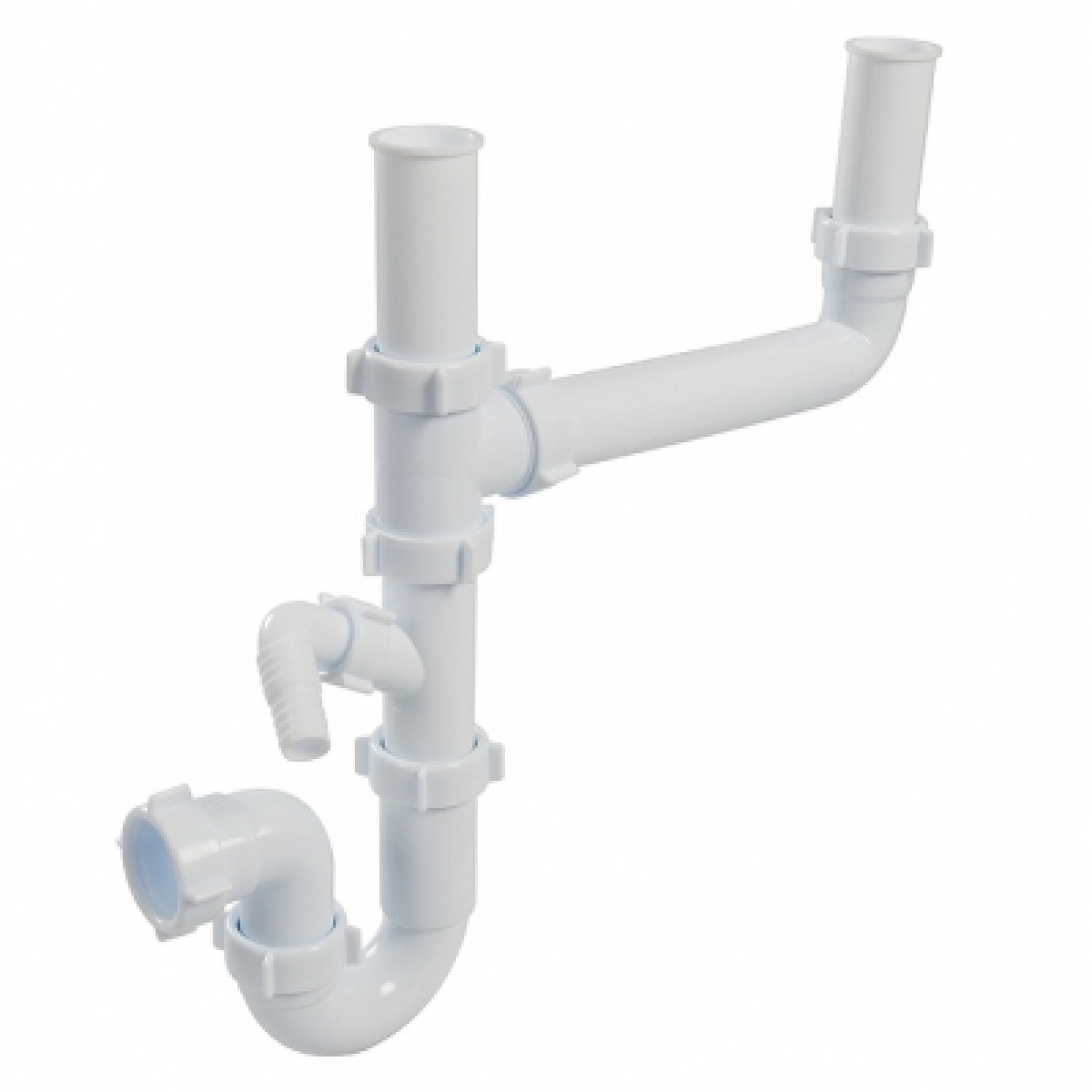 Plumbob Double Bowl Kitchen Sink Pipe Trap Kit 40mm 900829 | Sealants ...