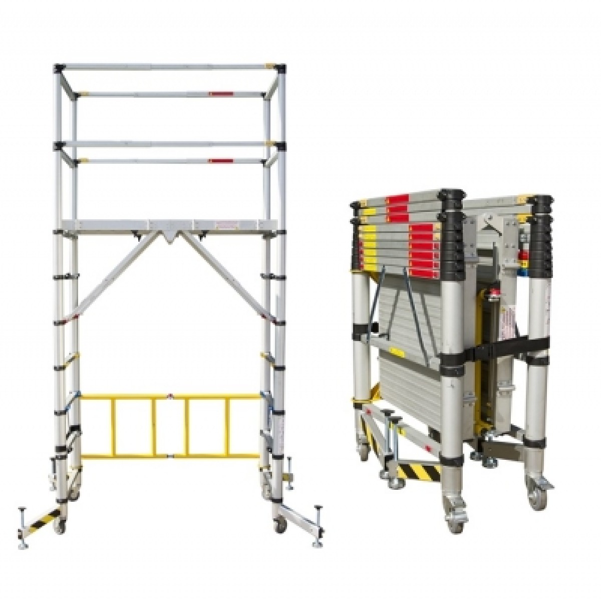 Zarges TT002 Teletower Aluminium Telescopic Scaffold Tower | XMS24TOWER | Sealants and Tools Direct