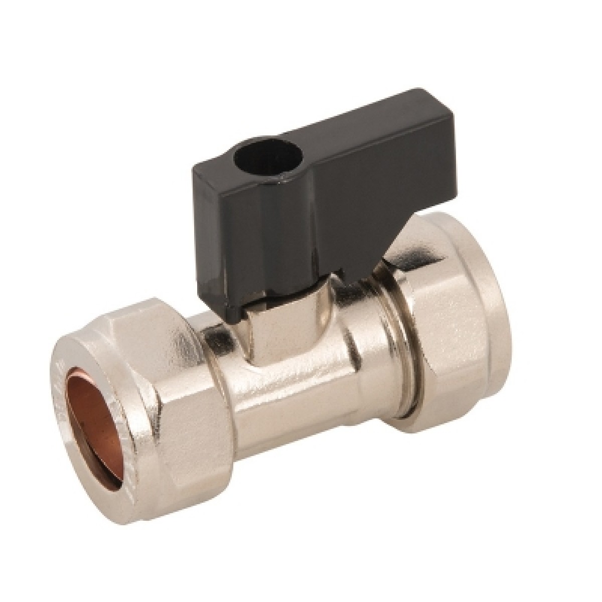 Plumbob Isolating Ball Valve 22mm Thumb Turn Compression Fitting 923831 ...