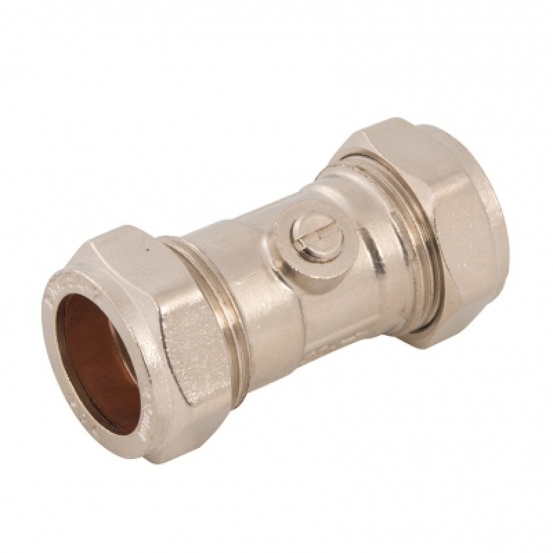 Plumbob Isolating Ball Valve 22mm Slotted 526692 | Sealants and Tools ...