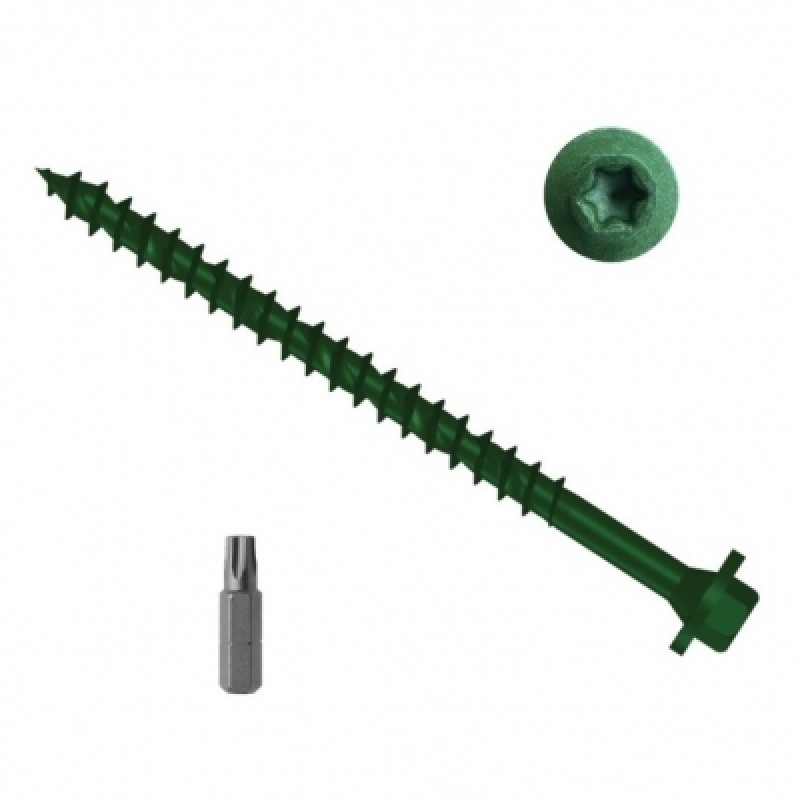 Forgefix Forgefast Torx Hex Flanged Timber Fixing Screw 100mm Box 50 ...