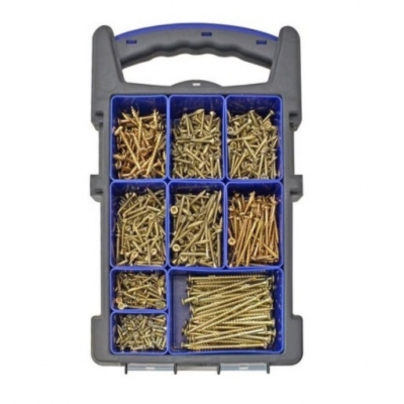 ForgeFix ForgeFast Pozi Elite Wood Screws 1000pc Organiser Set ...