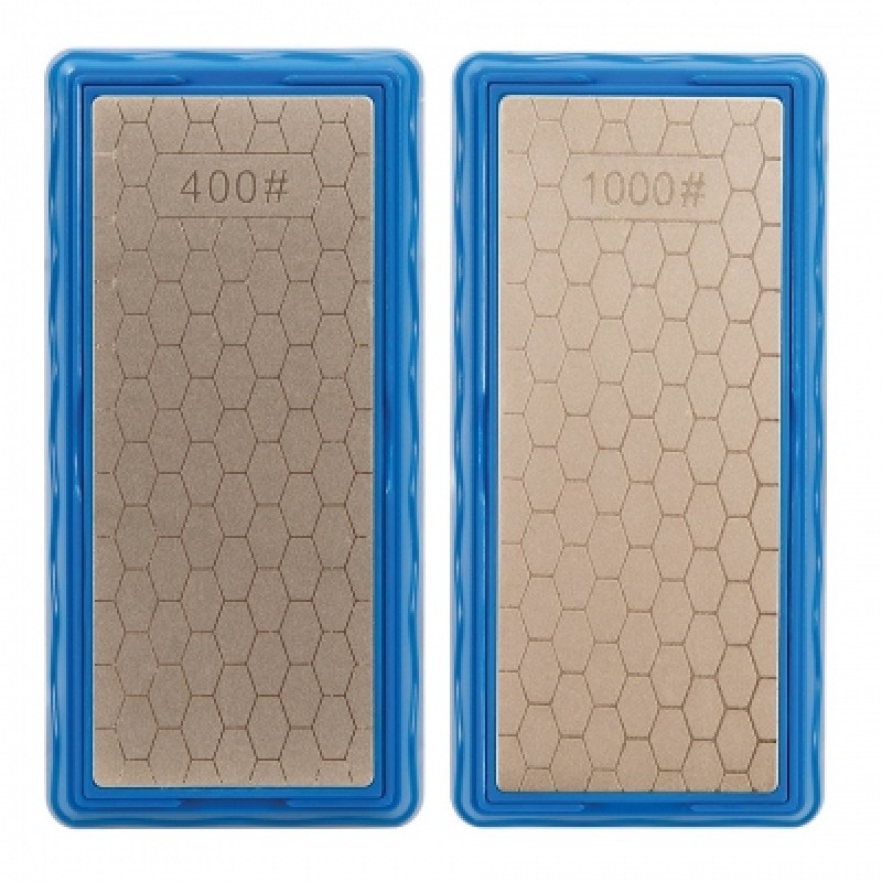 Silverline Diamond Bench Chisel Sharpening Stone Whetstone 400g 1000g ...