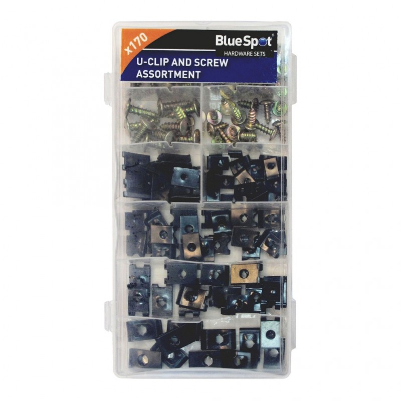 Blue Spot U Clip and Screw Spring Steel Spire Fixing Set 40532 ...