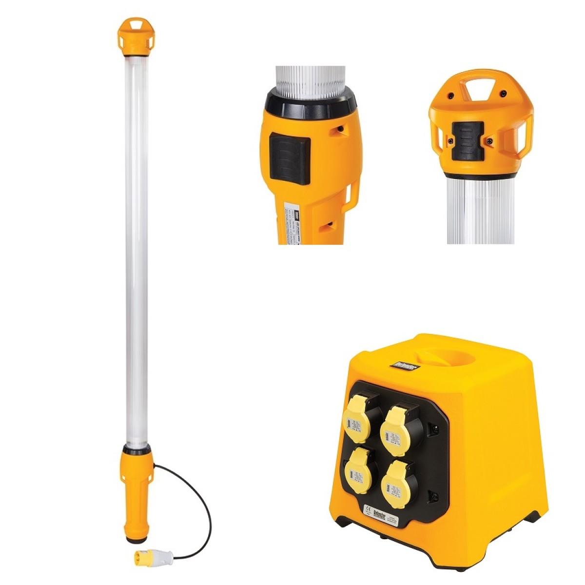 Defender LED V3 4ft Vertical Up light Site Work Light 110v E7126585 ...