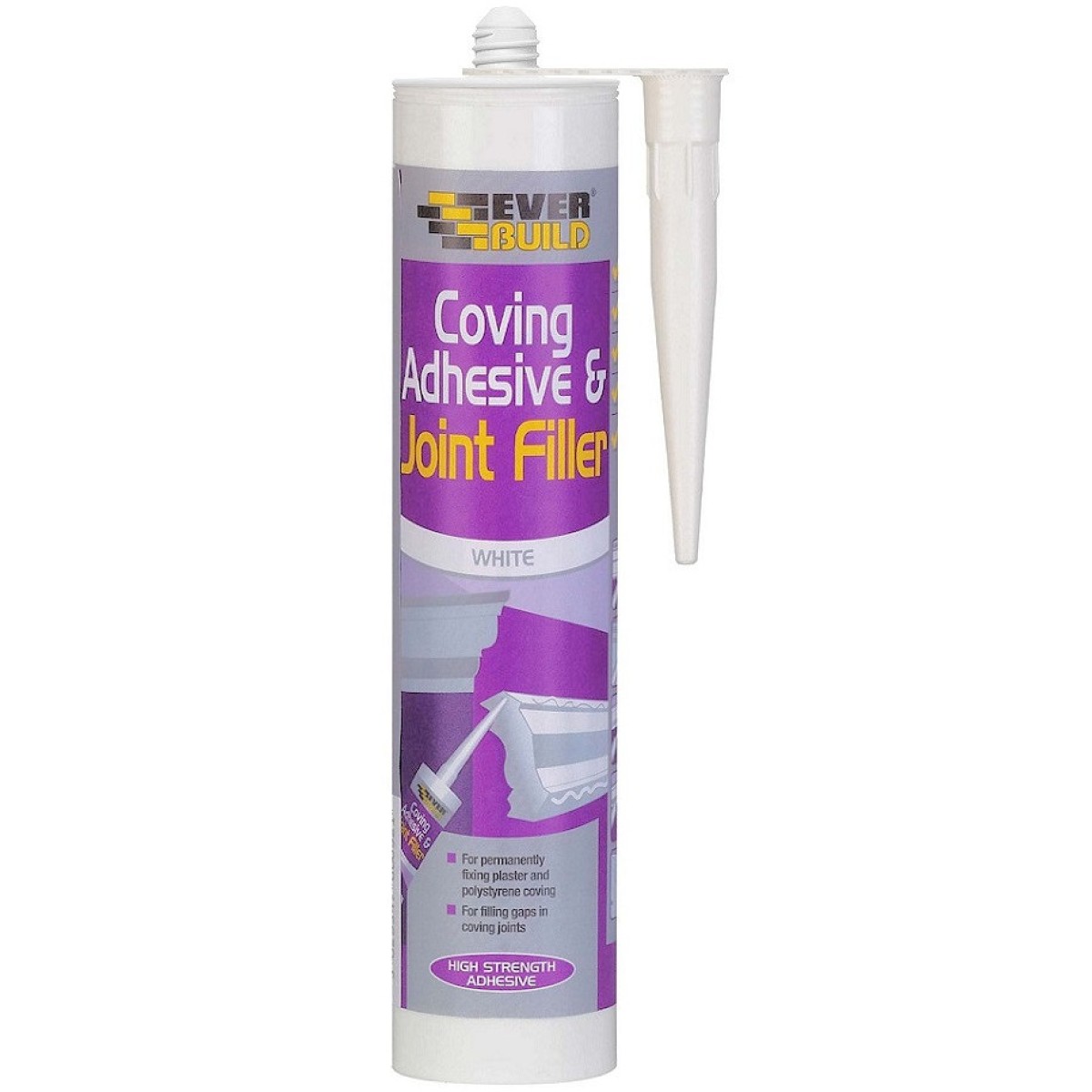 Everbuild Coving Adhesive Filler 290ml White 486008 | Sealants and ...