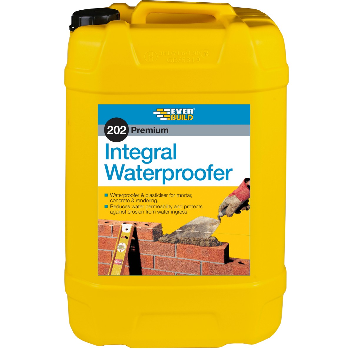 Everbuild 202 - 25 Litre Integral Liquid Waterproofer Additive 488851 ...