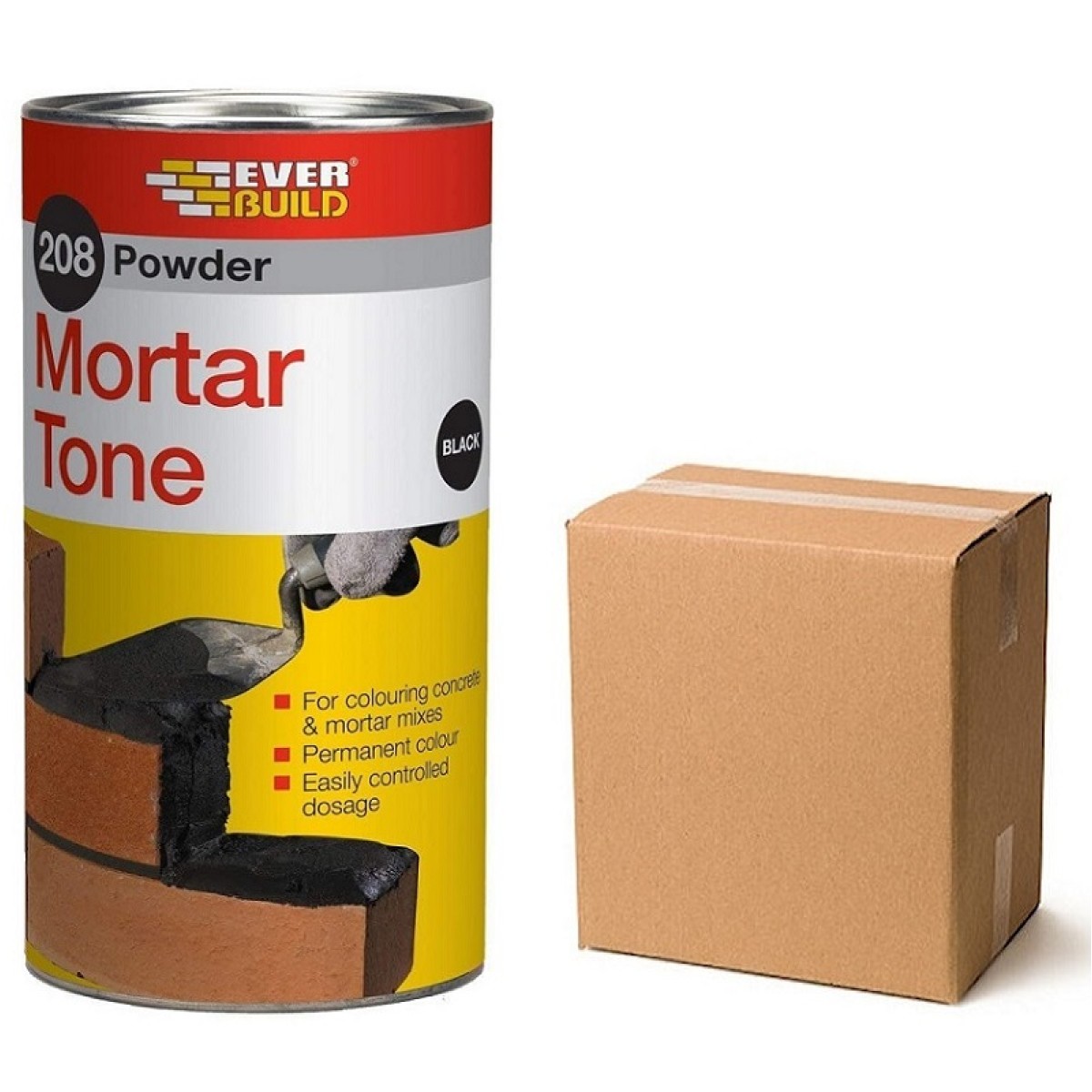Everbuild 208 - 24 x 1kg Powder Mortar Tone Colouring Bulk Deal ...
