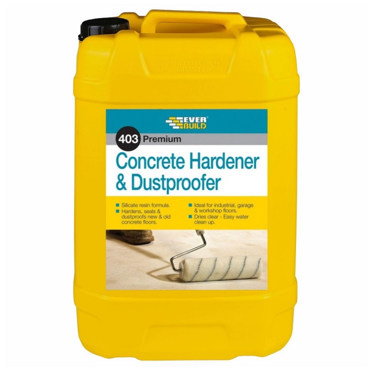 Everbuild 403 Concrete Hardener Dust Proofer 25 Litre CHDU25 | Sealants ...