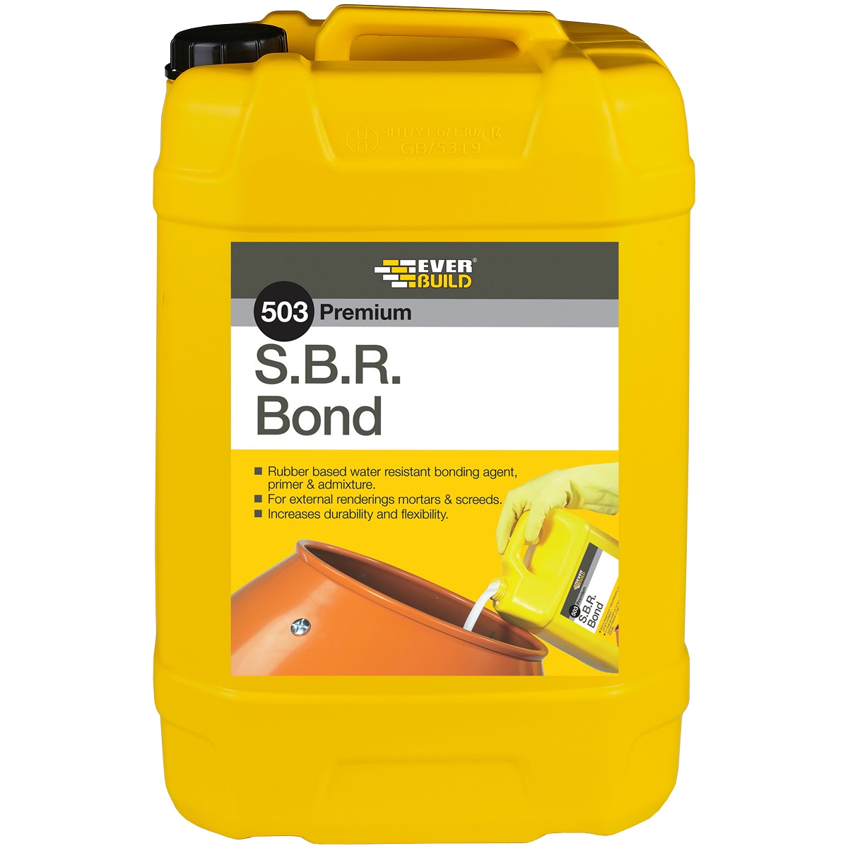 Everbuild 503 SBR Bond Waterproof Bonding Agent Primer 25 Litre SBRB25 ...