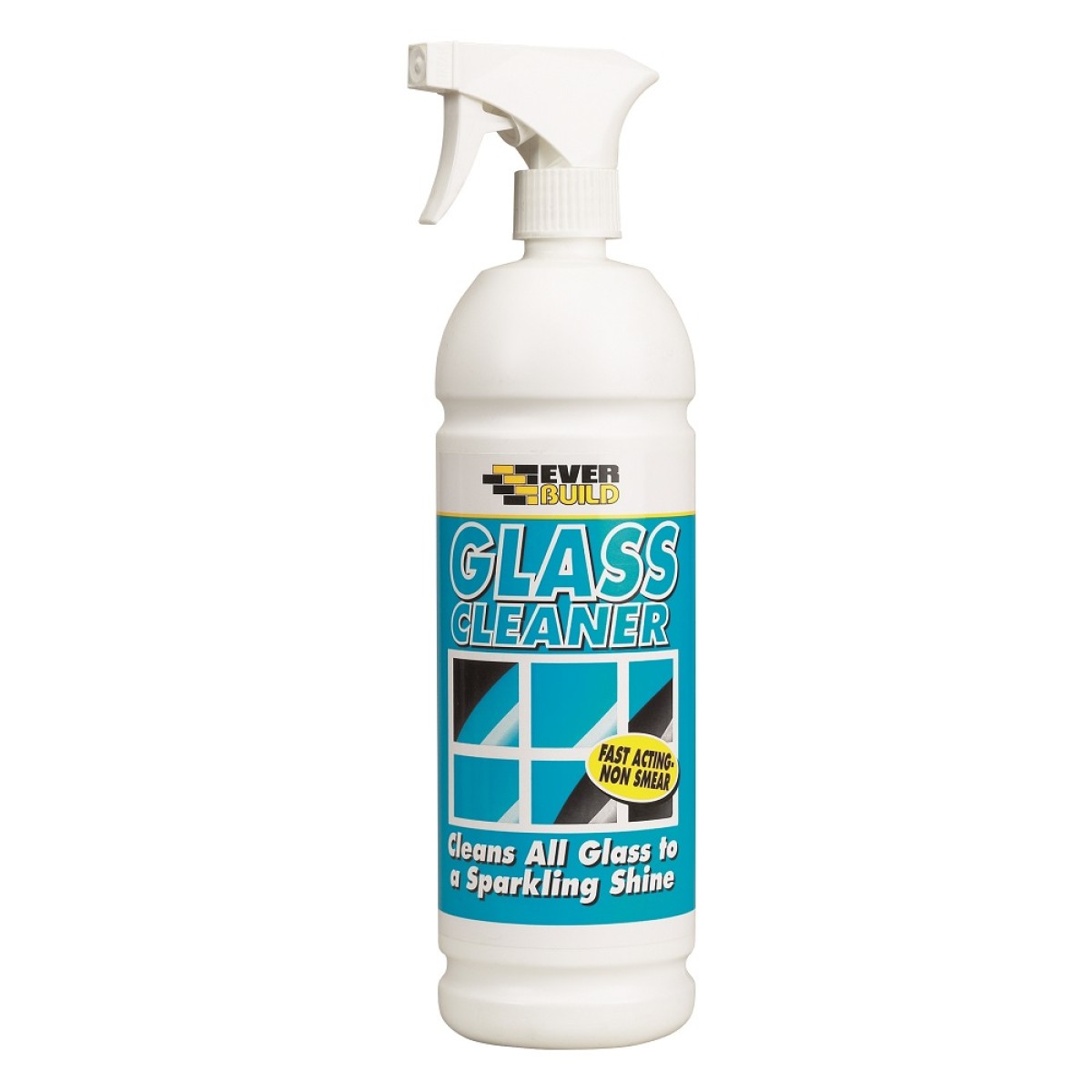 Everbuild Glass Cleaner Window Spray Non Smear 1 Litre GLACL | Sealants ...