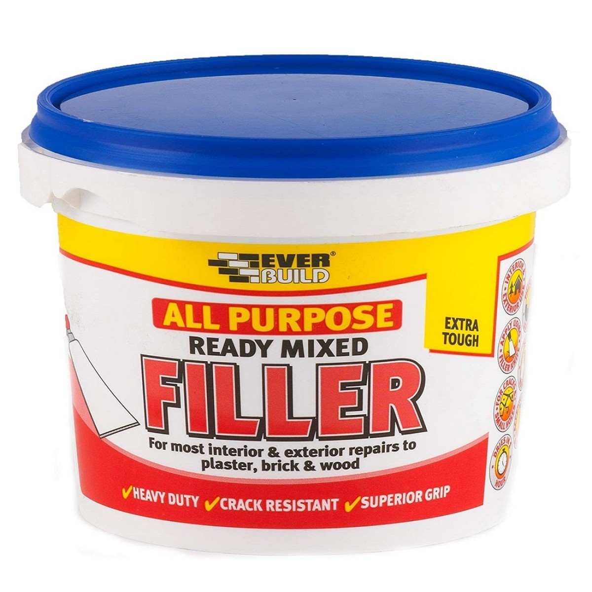 Everbuild Ready Mixed Int Ext 600g All Purpose Decorating Filler 480176 ...