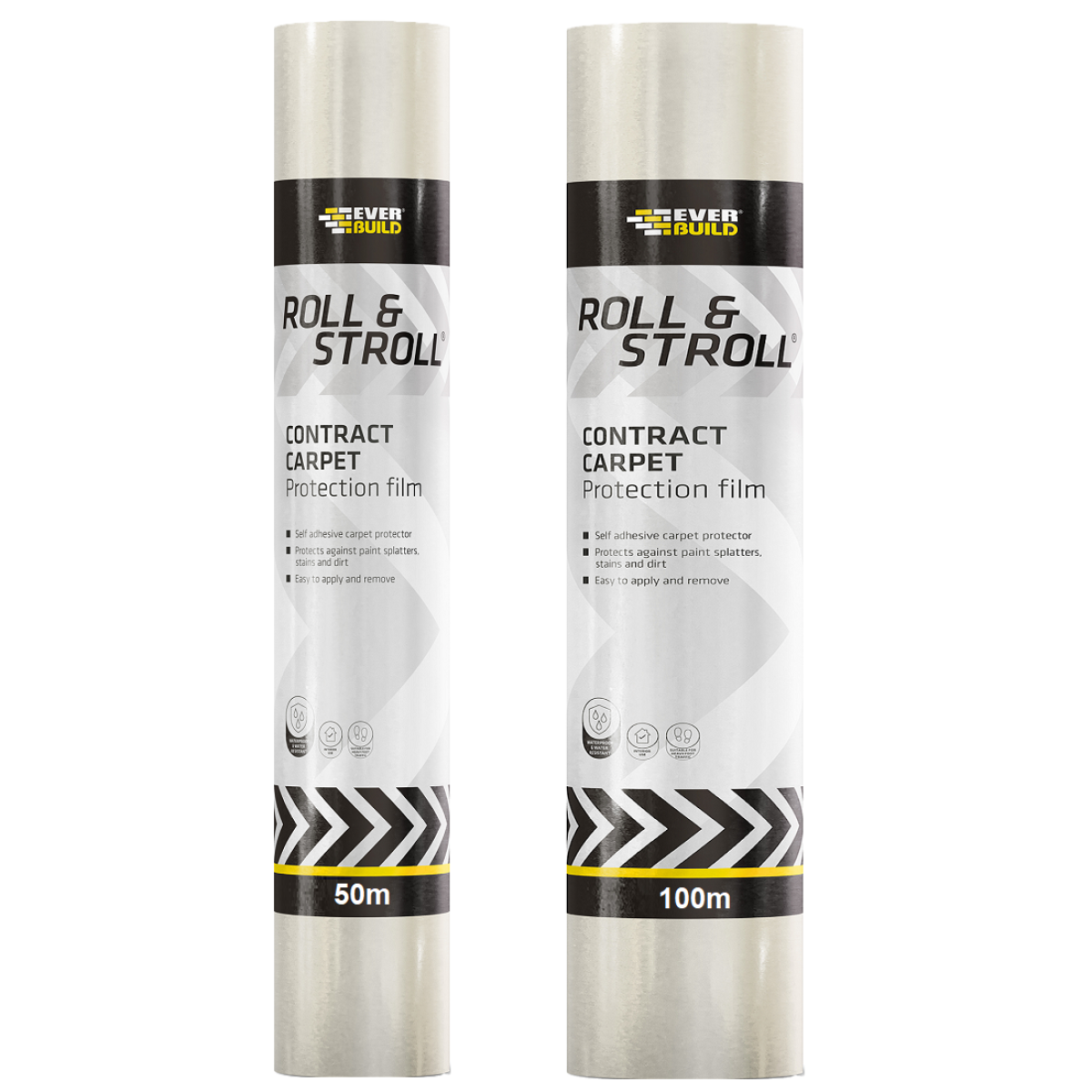 Everbuild Roll & Stroll 50m Contract Carpet Protector ROLLCON50 ...