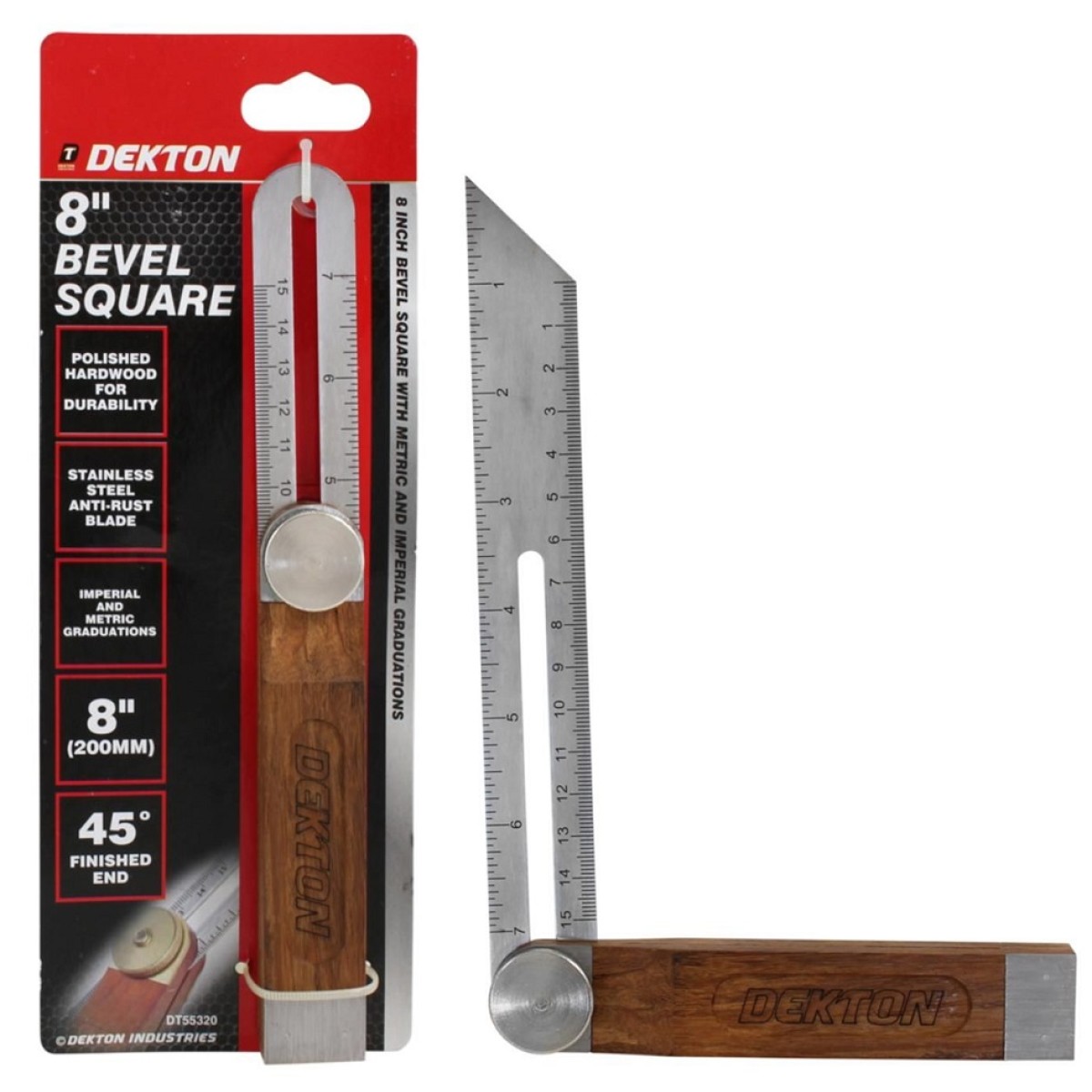 Dekton Sliding Mitre Marking Bevel Easy Lock 200mm 8 inch DT55320 ...