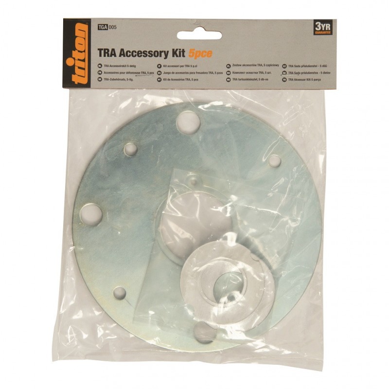 Triton TRA Template Guide Router Plate Adapter 5pc Kit 983099 ...