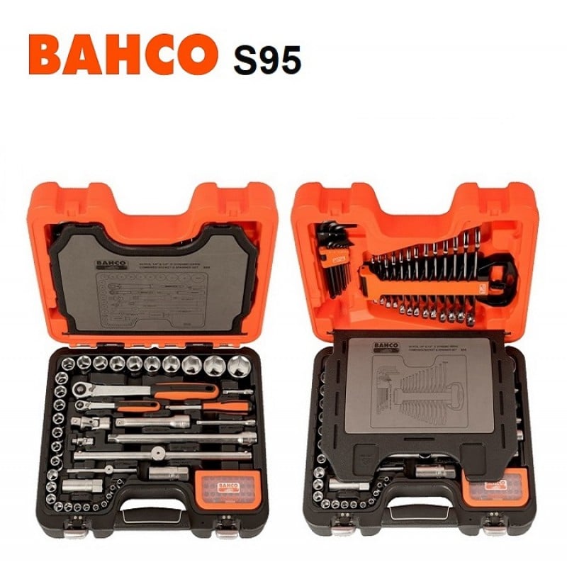 Bahco Professional S95 1 4 1 2 Inch Metric Socket Mechanics Set 95pc BAHS95 Sealants And Tools bahco-professional-s95-1-4-1-2-inch-metric-socket-mechanics-set-95pc-bahs95-sealants-and-tools