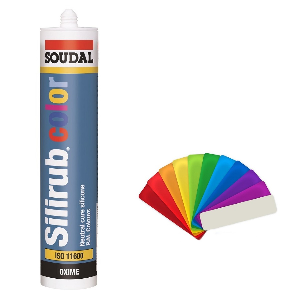 Soudal Color Ral Colour 124 Stocked Colours Premium Coloured Silicone ...