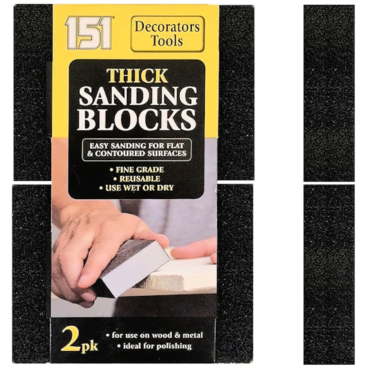 151 Contour or Flat Sanding Pad Blocks 2pk 1511178 | Sealants and Tools ...