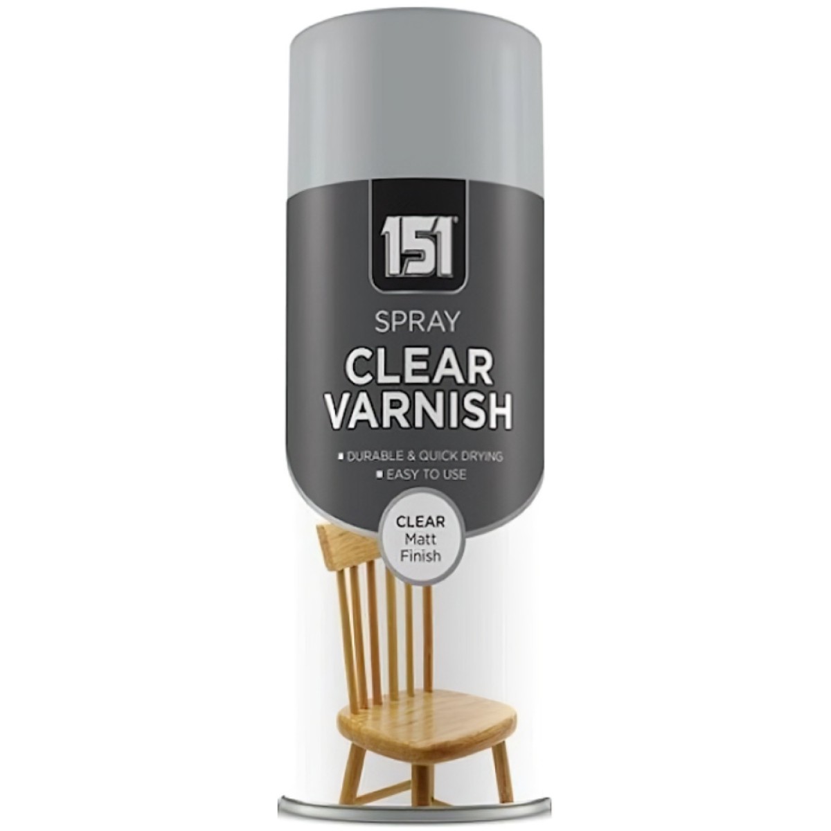 151 Clear Matt Spray Varnish Paint 250ml TAR037 | Sealants and Tools Direct