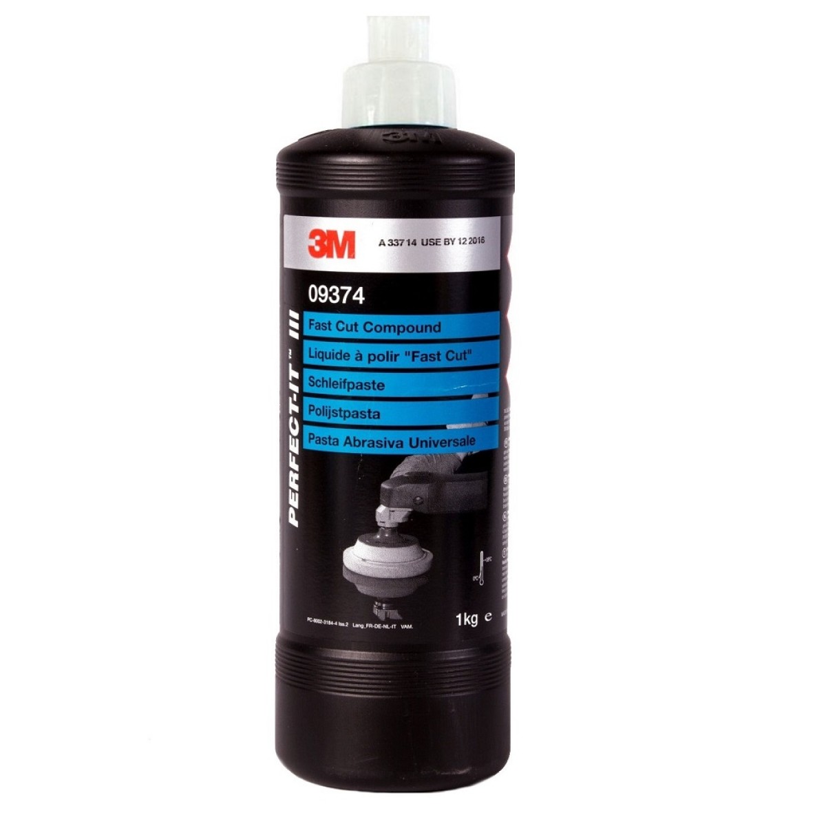 3M Perfect-it Fast Cut Compound 1 Litre 09374 | Sealants and Tools Direct