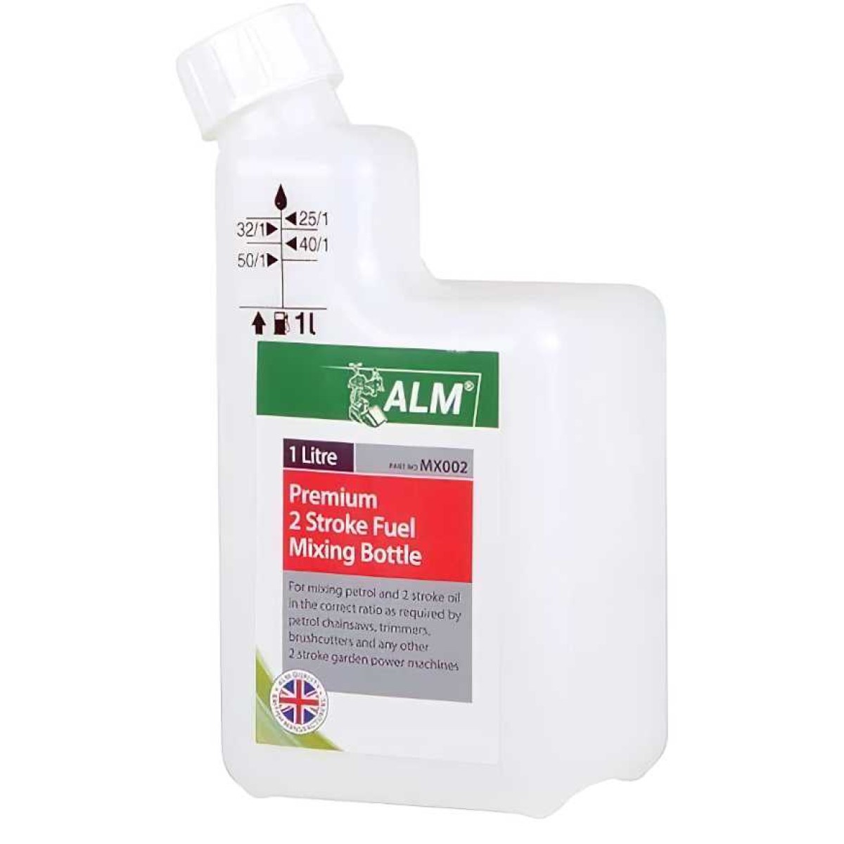 ALM 2 Stroke Fuel Petrol Oil Mixing Bottle 1 Litre ALMMX002 MX002 ...