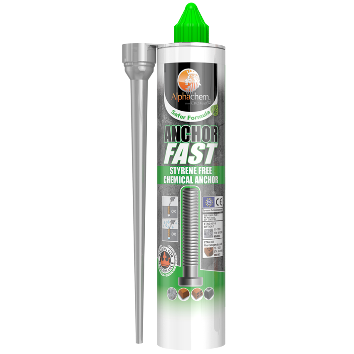 Alpha Chem Anchor Fast Chemical Anchor Adhesive Styrene free 300ml ...