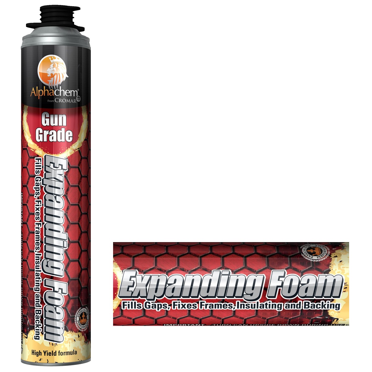 Alpha Chem Professional Gun Grade Expanding Foam 750ml X5FGG | Sealants ...