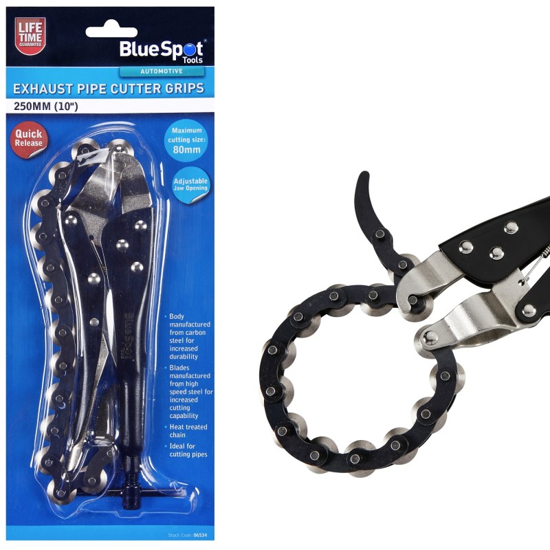 Blue Spot Tools 80mm Capacity Car Exhaust Pipe Cutter 06534 | Sealants ...