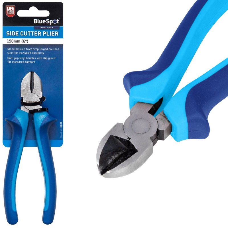 Blue Spot Tools Side Cutter Cutting Plier 150mm 6 Inch 08193 Bluespot ...