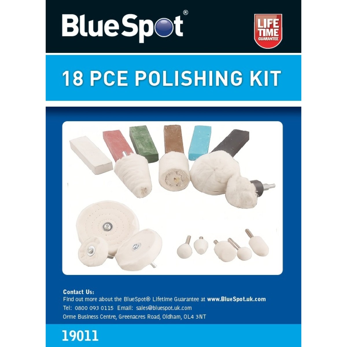 Blue Spot Tools 18 Piece Polishing Mixed Drill Rotary Tool Kit 19011 ...