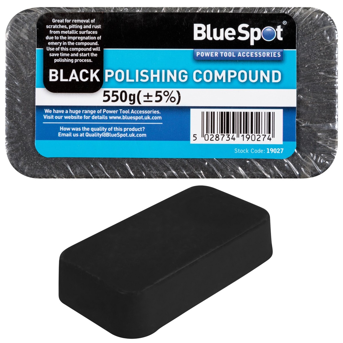 Blue Spot Tools Black Polishing Compound 1st Stage Coarse 19027 ...