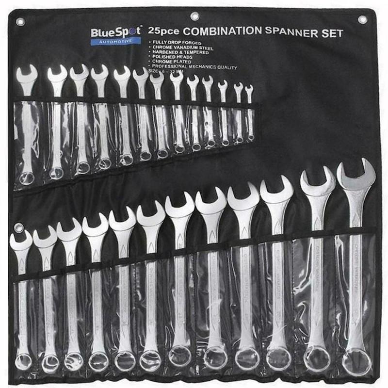 Blue Spot Tools Combination Spanner 25pc Set 6 to 32mm 04131 | Sealants ...