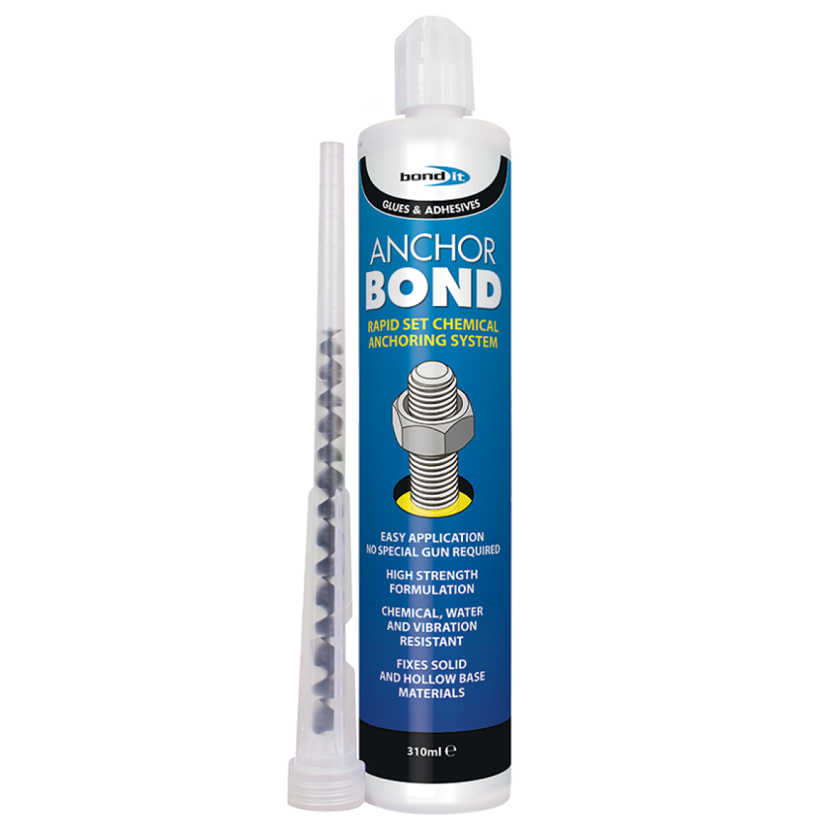 Bond It Chemical Anchor Bond Styrene 2 Part Adhesive Resin 310ml ...