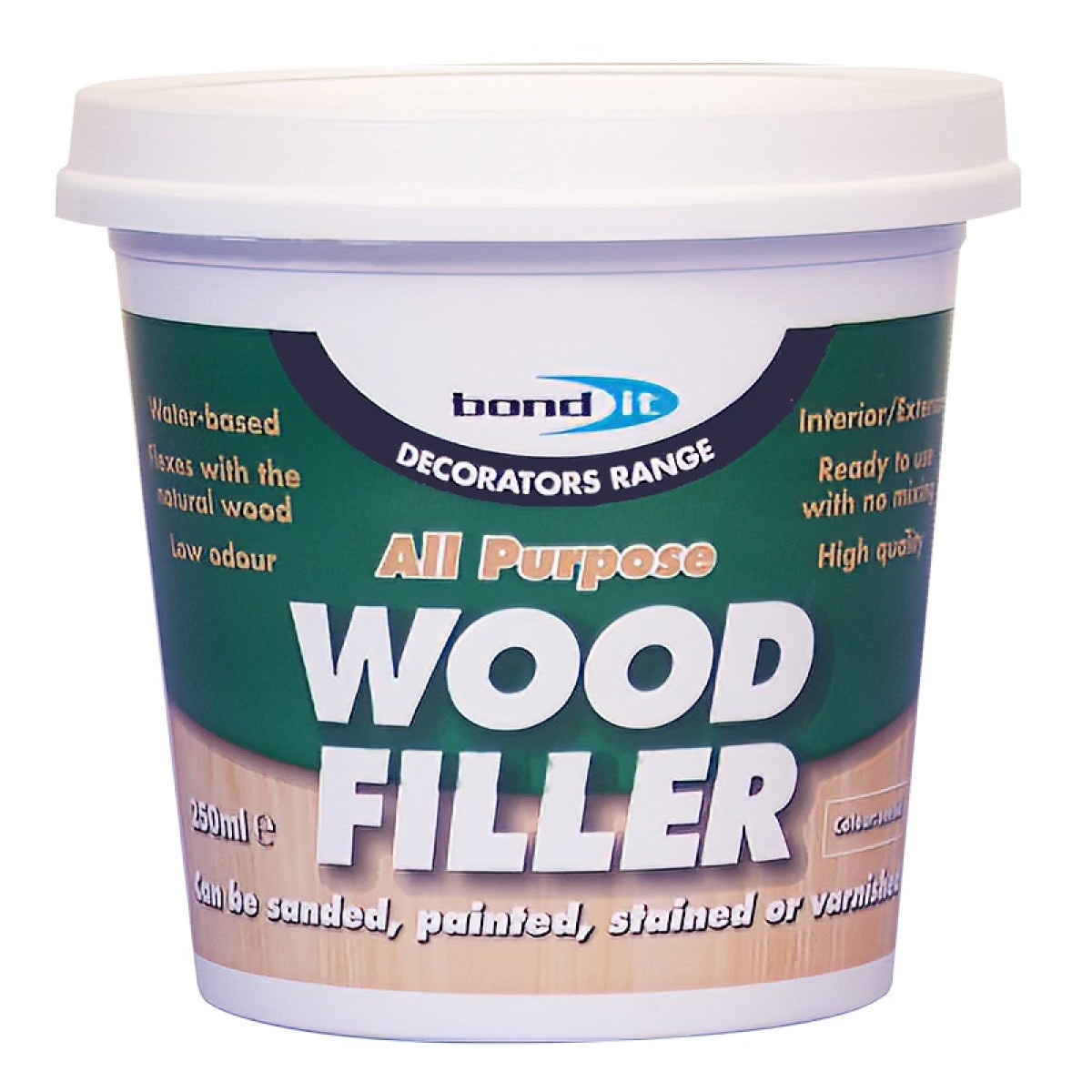 Bond It All Purpose Wood Colour Filler 250ml White Teak Pine Dark Light Oak | Sealants and Tools ...