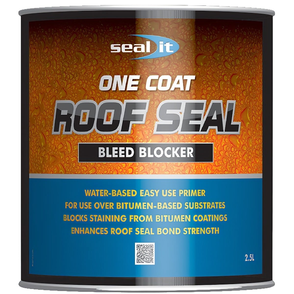 Seal It Roof Seal Liquid Roof Coating Bitumen Bleed Blocker Primer 2.5L BDOCRSP2 | Sealants and ...