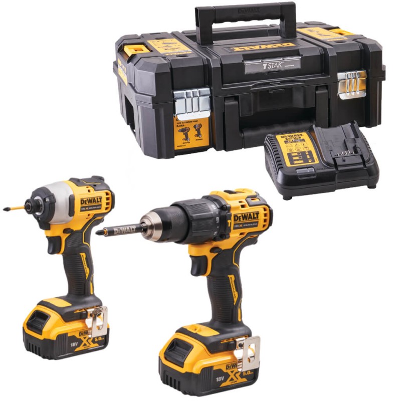 DeWalt 18v XR Brushless Combi Drill & Impact Driver Twin Pack | XMS24DEWPACK | Sealants & Tools ...