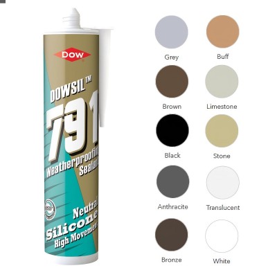 Dow Corning Dowsil 791 Weather Proofing Low Mod Silicone Sealant | Sealants and Tools Direct