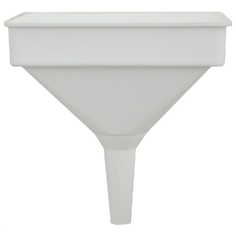 Lumatic Heavy Duty Large Garage Oil Funnel Fuel Filter White FG12-B ...