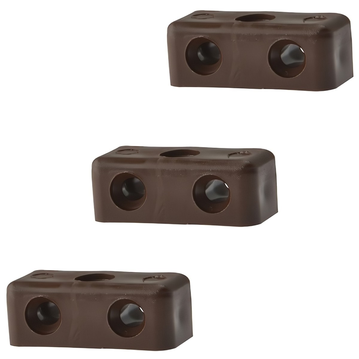 Forgefix Modesty Panel Joining Blocks Brown Pack of 100 100MOD1 ...
