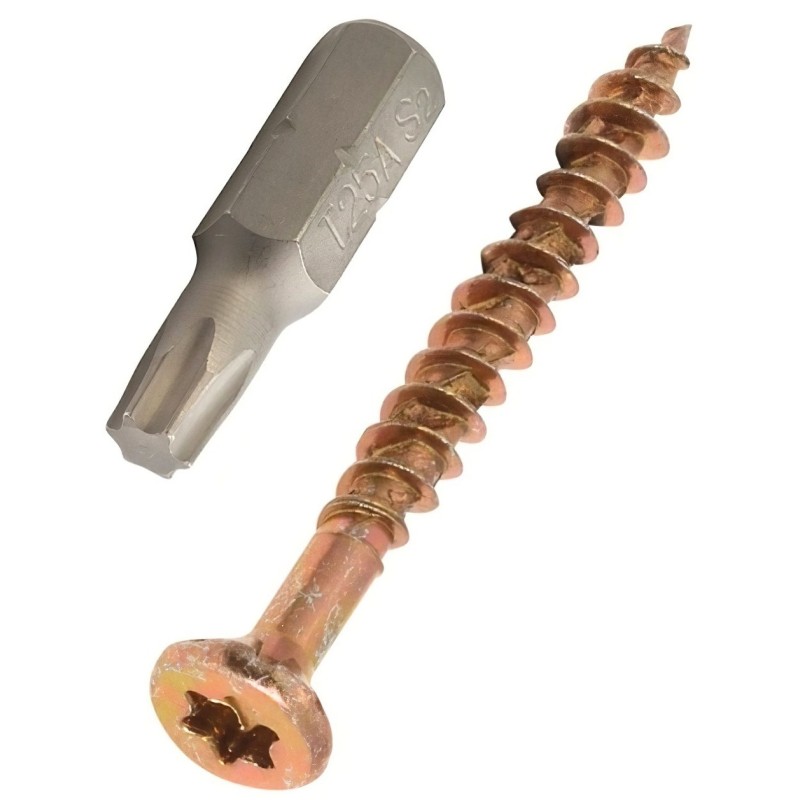 ForgeFix Forgefast Multi Purpose TORX Wood Screws 5.0 90mm 350 Tub ...