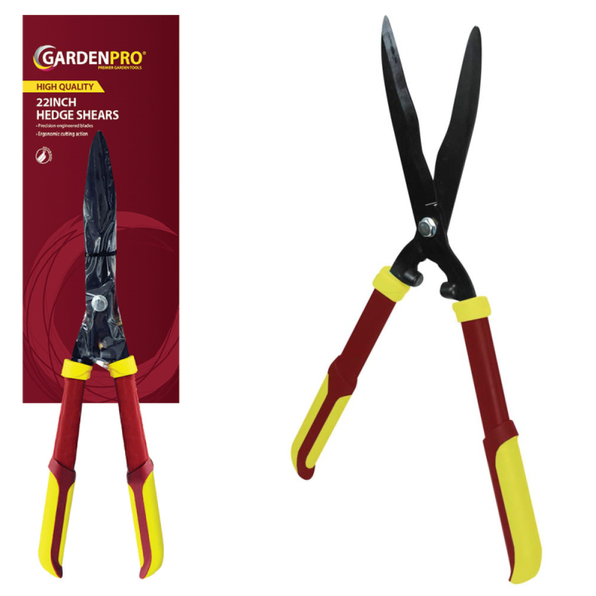 Garden Pro Gold Wavy Edge Hedge Grass Shears 22 inch RC302 | Sealants ...
