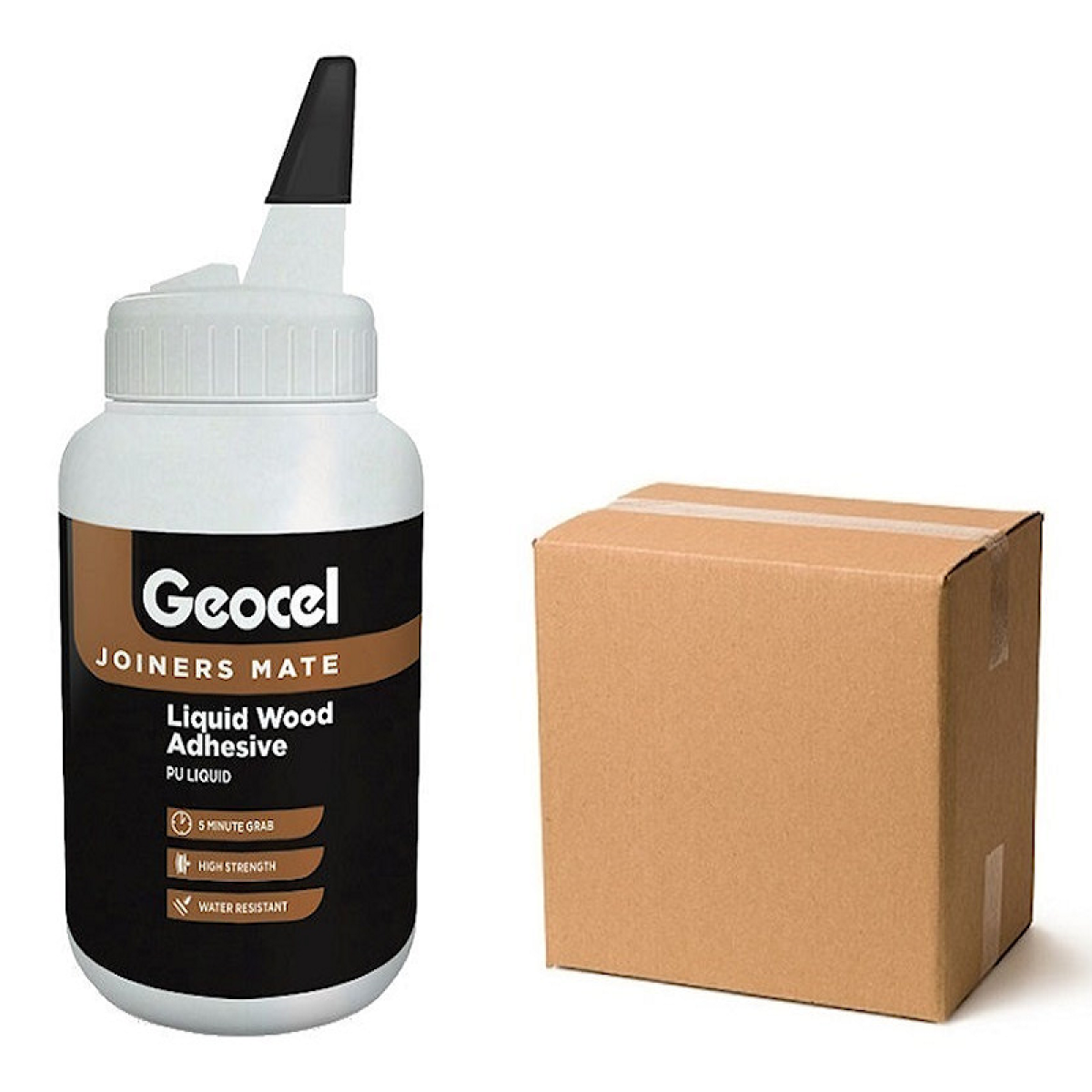 Geocel Joiners Mate Liquid 5 min 1 Litre Box of 6 Polyurethane Wood ...