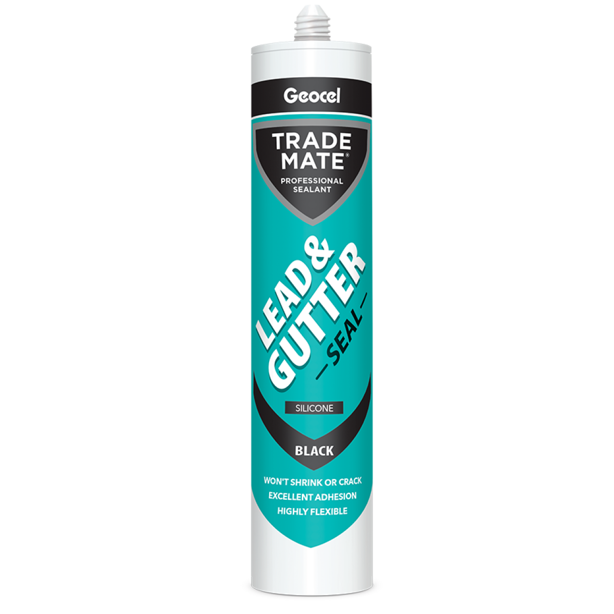 Geocel Trade Mate Lead and Gutter Seal Silicone Sealant Black 2940370 ...