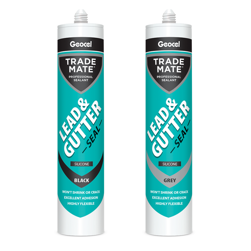 Geocel Trade Mate Lead and Gutter Seal Silicone Sealant Black 2940370 ...