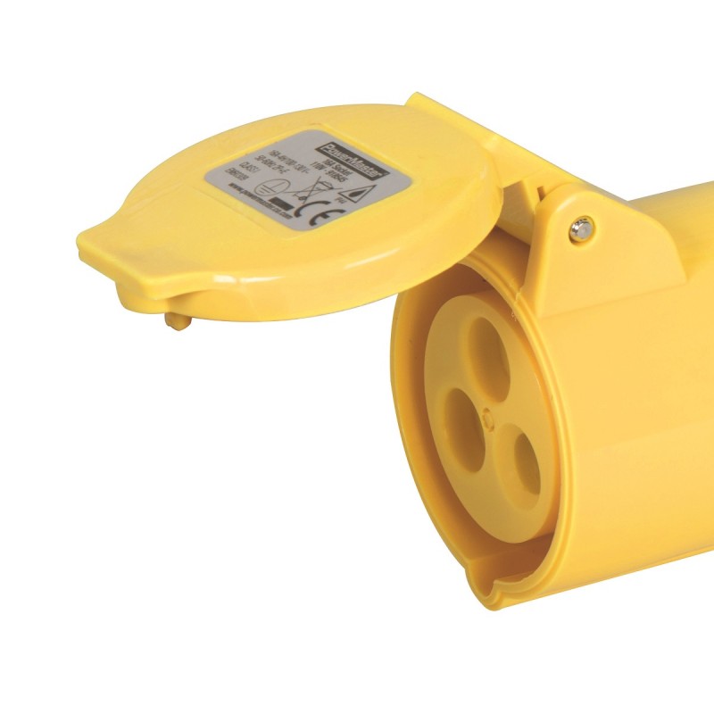 Powermaster 110v Industrial 16 Amp Female Socket 110 Volt 918545 ...