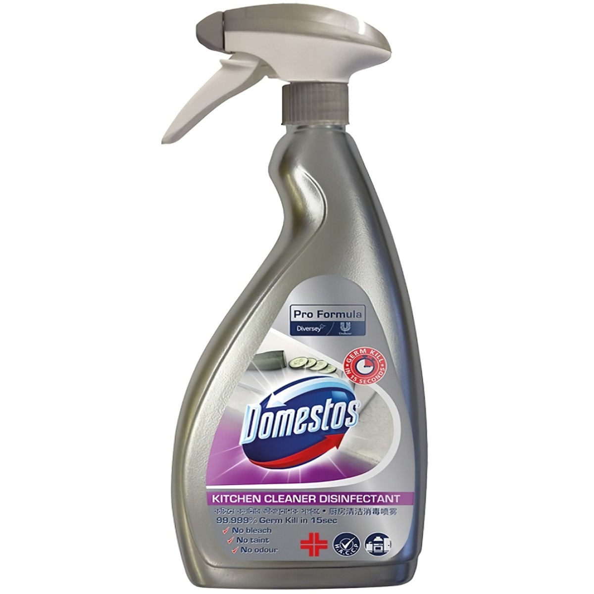Domestos Pro Kitchen Cleaner Anti-Bacterial Germ Disinfectant DV010 ...