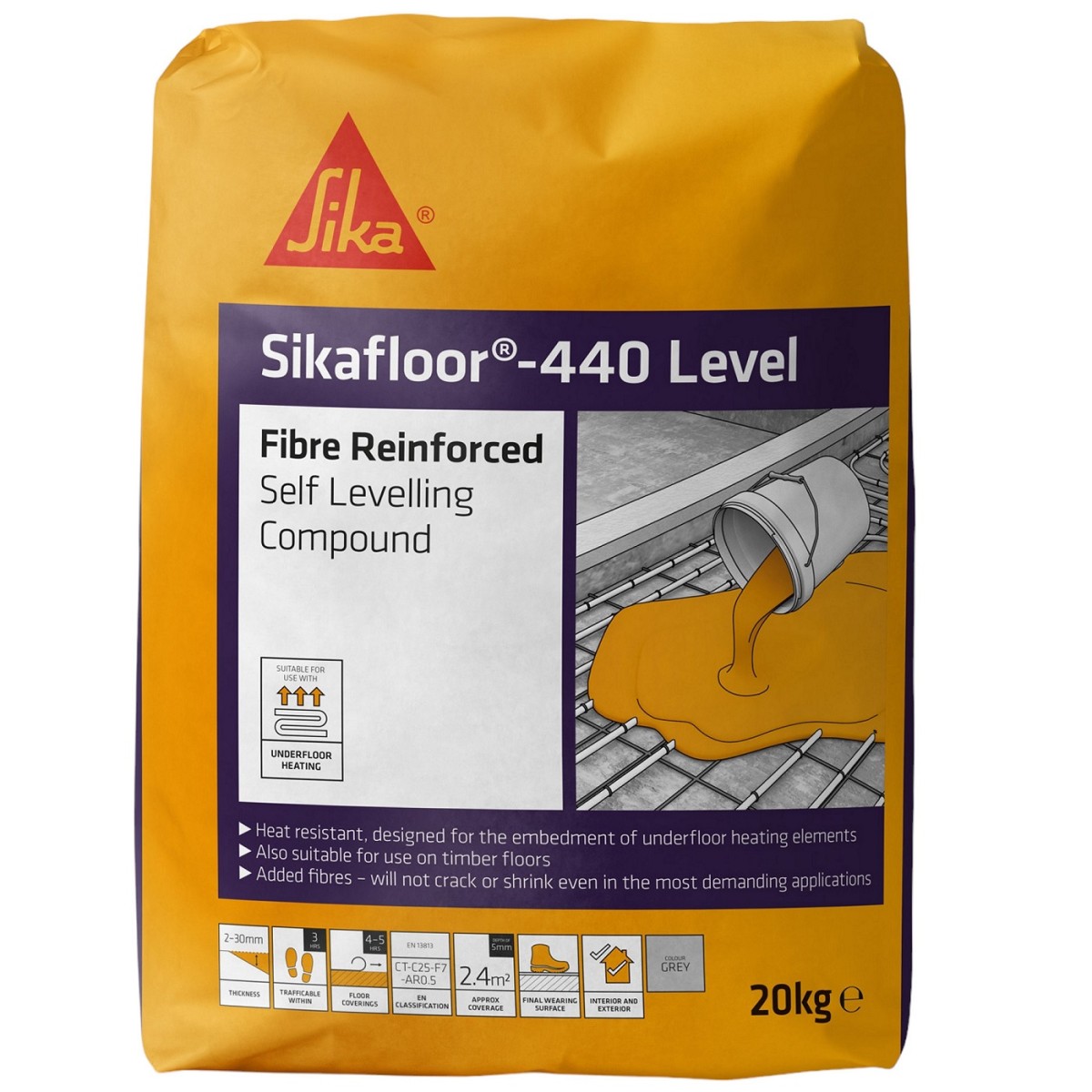 Sika Sikafloor 440 Level Fibre Reinforcing Floor Self Levelling ...