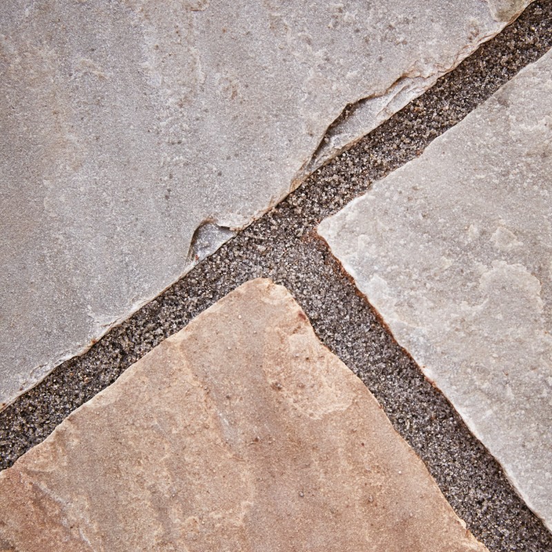 Sika Fastfix Paving Jointing Compound Grey Dark Buff Charcoal Flint Stone Sample Blocks 