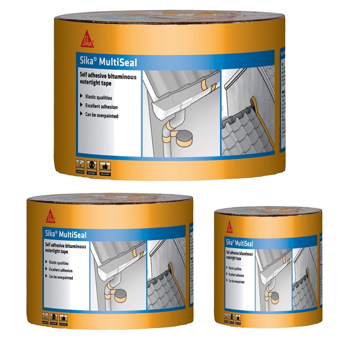Sika Multiseal 100mm x 10m Sealing Flashing Tape 446882 SKMULTI100 ...