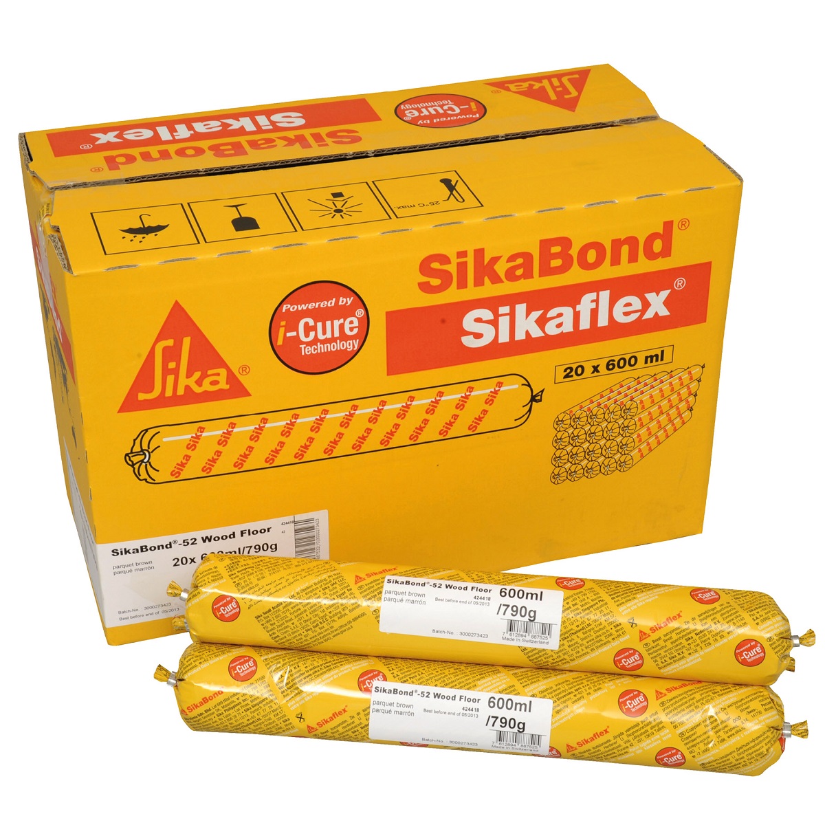 Sika Sikabond 52 Wood Floor Flooring Adhesive 600ml Box 20 FPSKBD52 ...